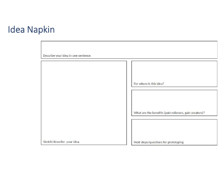Idea Napkin | PDF