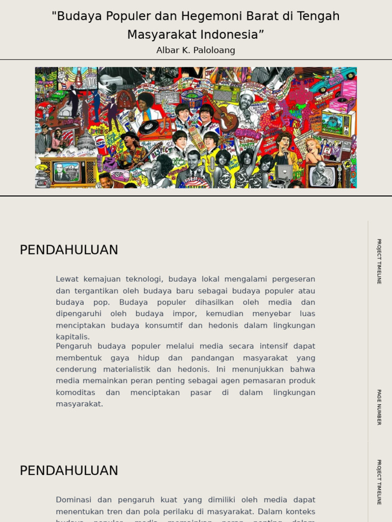Budaya Populer Dan Hegemoni Barat | PDF