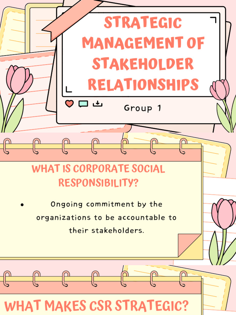 Strategic CSR and Stakeholder Engagement | PDF | Corporate Social ...