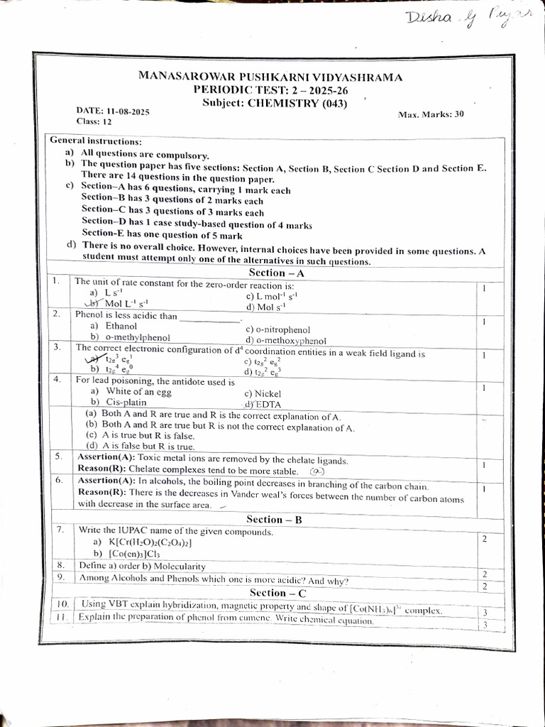 Pt 2 Chem Qp and Cc Qp | PDF | Coordination Complex | Acid