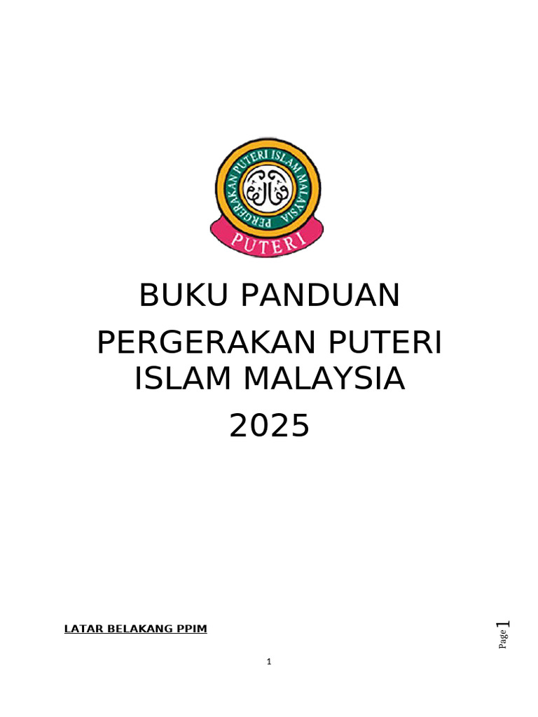 4 1 Buku Panduan Pergerakan Puteri Islam Malaysia | PDF