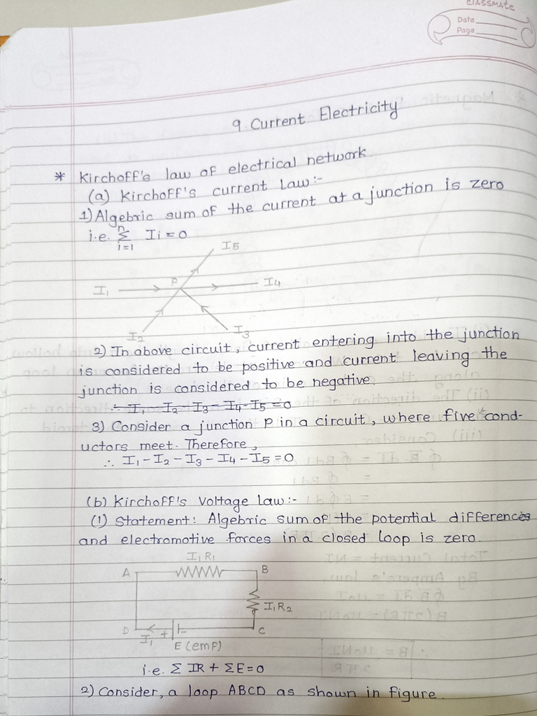 Current Electricity | PDF