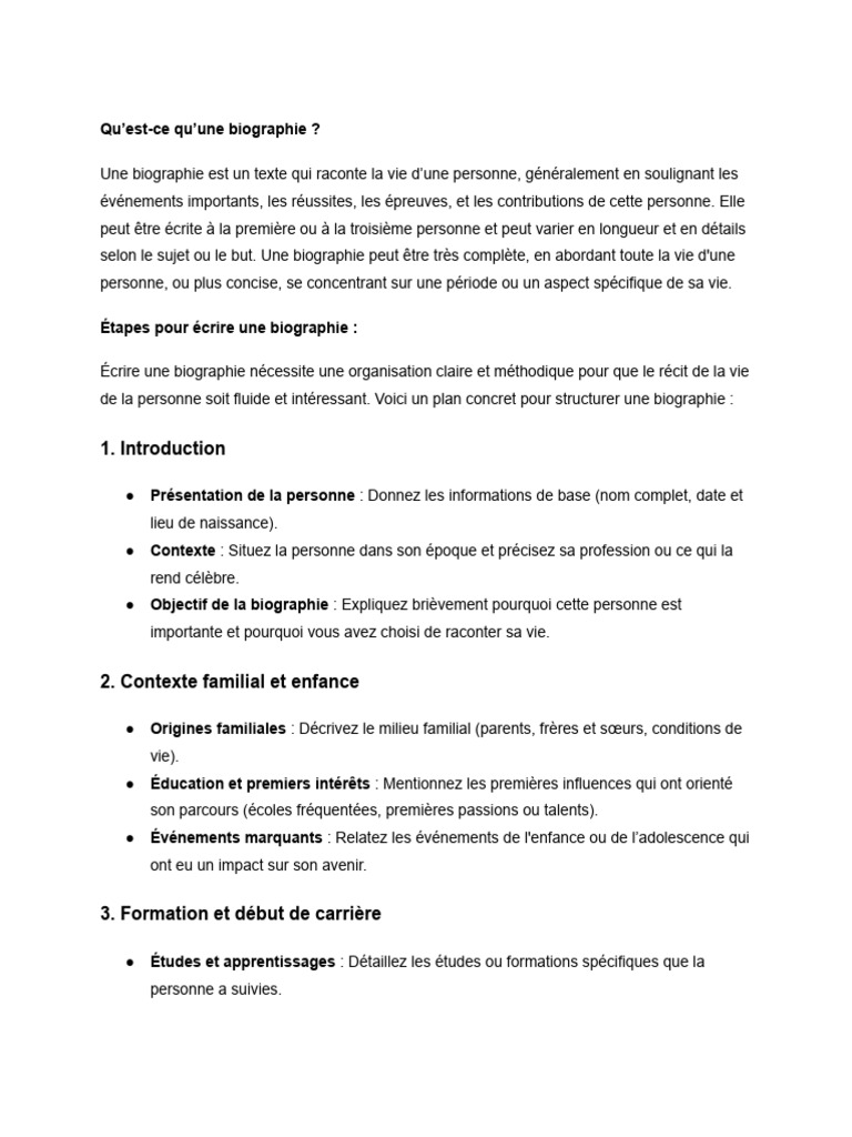 Biographie Et Autobiographie | PDF | Autobiographies