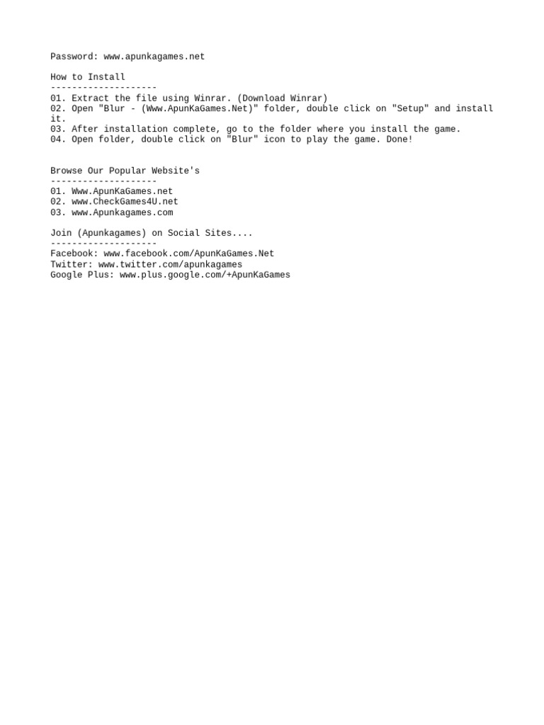 Read Me First - Instructions | PDF