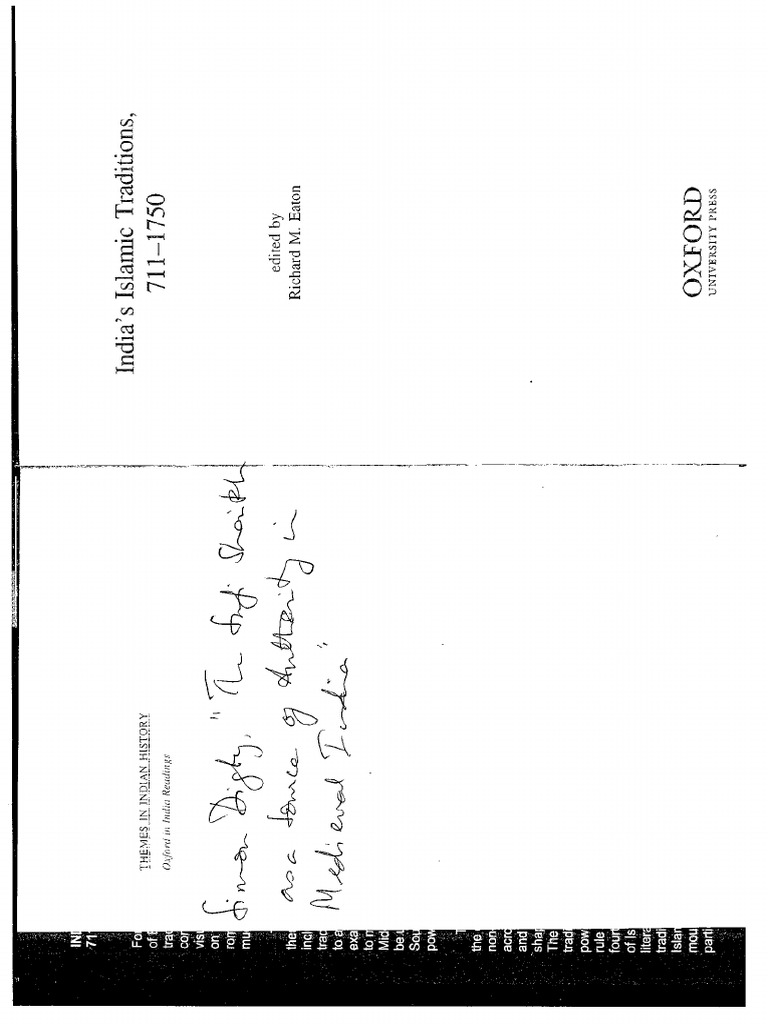Simon Digby, Sufi Shaikh and Authority | PDF