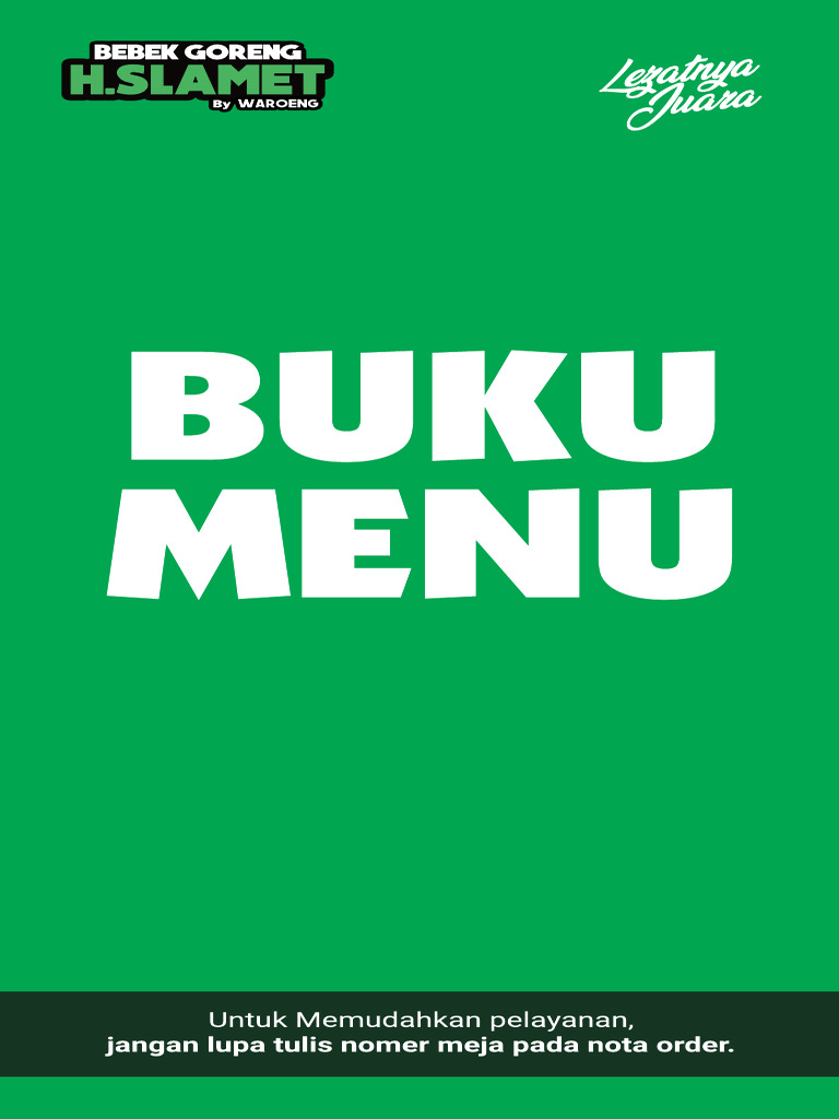 Buku Menu Malang Juli 2024 | PDF