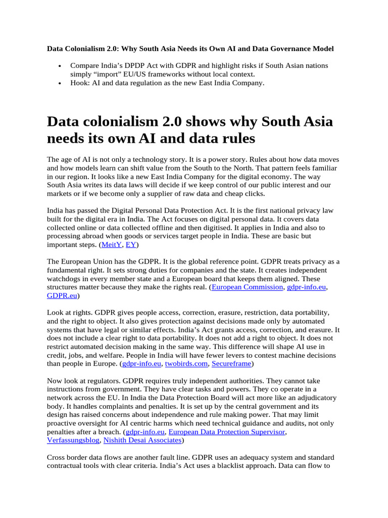 Data Colonialism 2.0 | PDF | Artificial Intelligence | Intelligence (AI ...