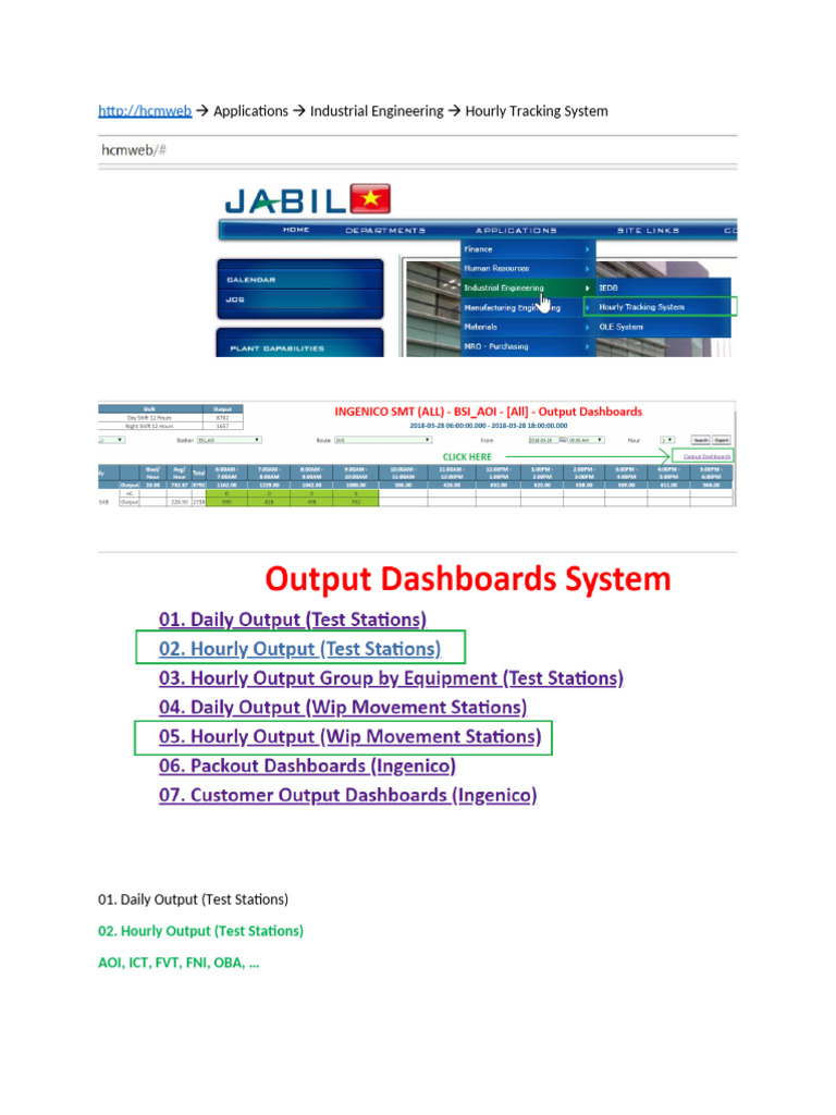 Industrial Engineering Hourly Tracking System | PDF