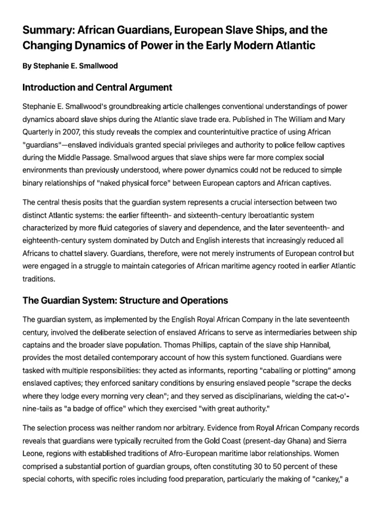 Smallwood Summary | PDF