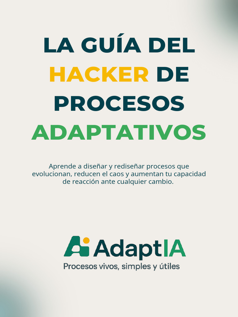 La Guía del Hacker de Procesos | PDF | Inteligencia artificial | Inteligencia (IA) y semántica