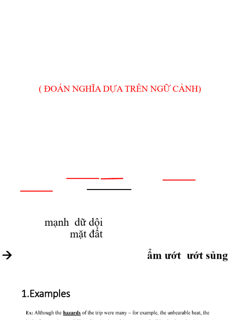 Guess Meaning From The Context | PDF