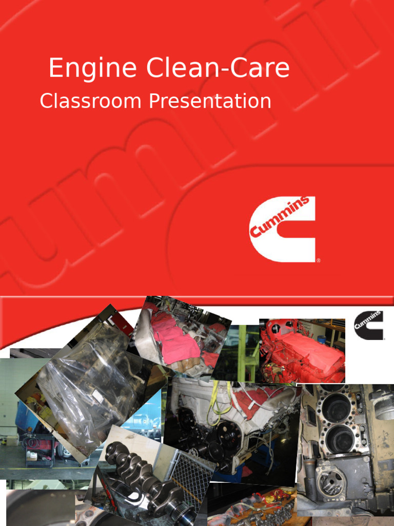 Engine Repair: Cleanliness Essentials | PDF | Lubricant | Abrasive