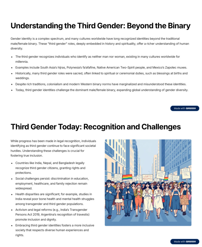Understanding The Third Gender Beyond The Binary | PDF