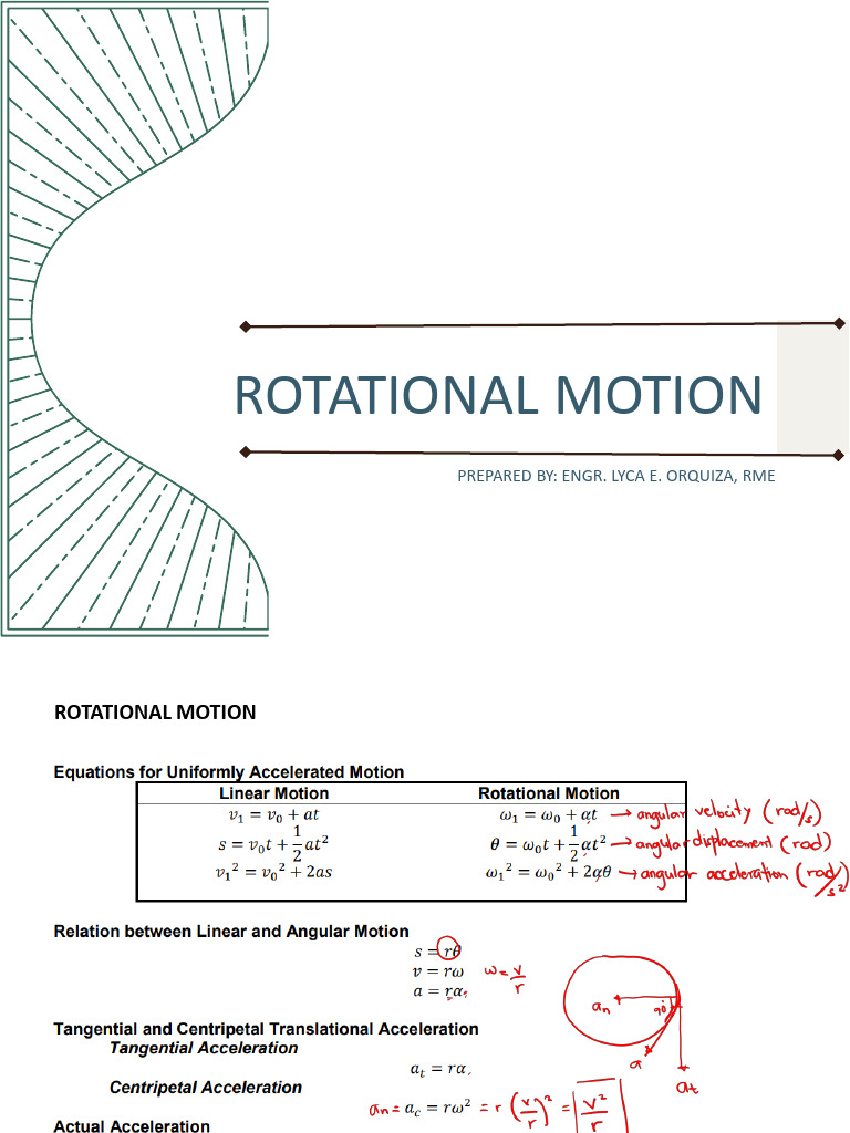 Rotational Motion Problems and Solutions | PDF | Acceleration | Velocity