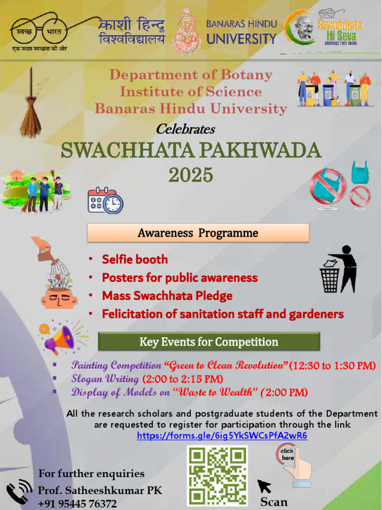 Swachhata Pakhwada 2025 Events Overview | PDF