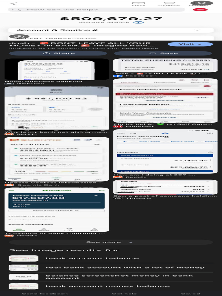 Bank of America With $490k Balance - Google Search | PDF | Personal ...