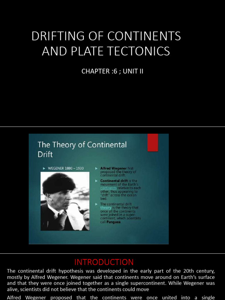 Drifting of Continents and Plate Tectonics | PDF | Plate Tectonics ...