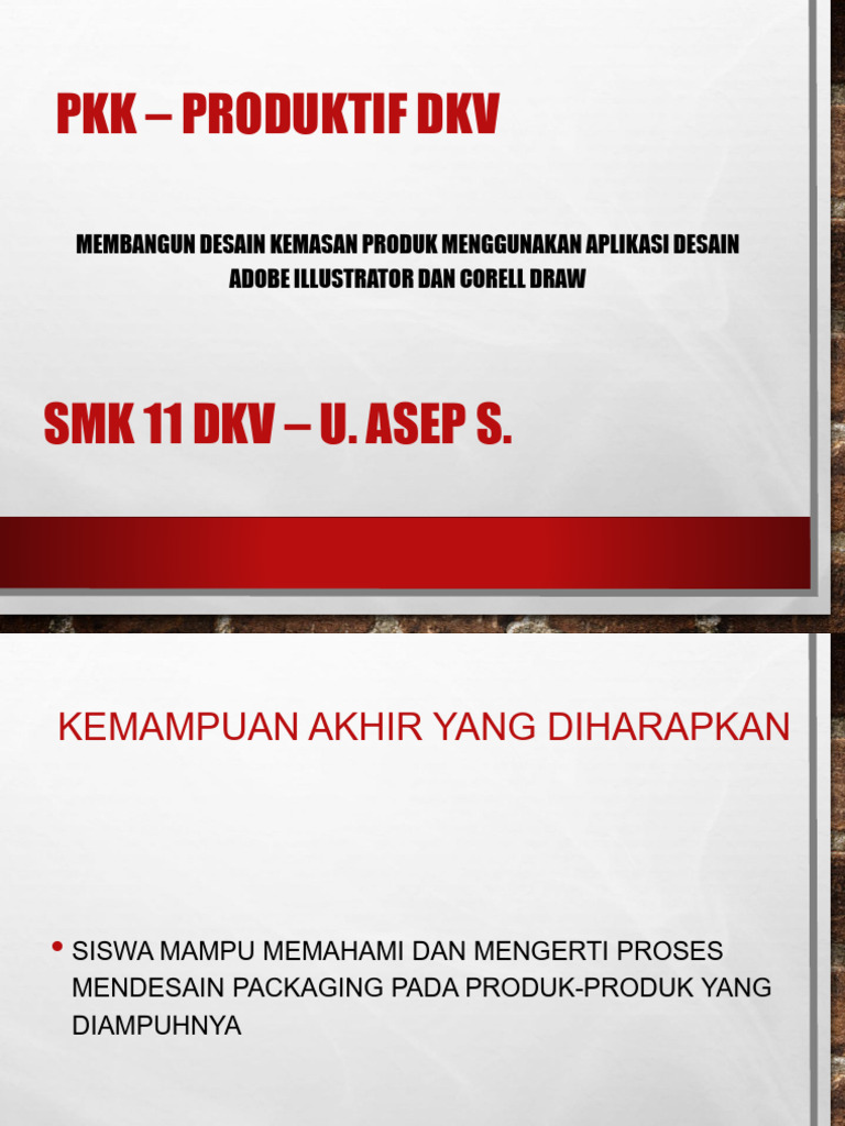 DKV Kemasan Produk 11 DKV Ujang | PDF