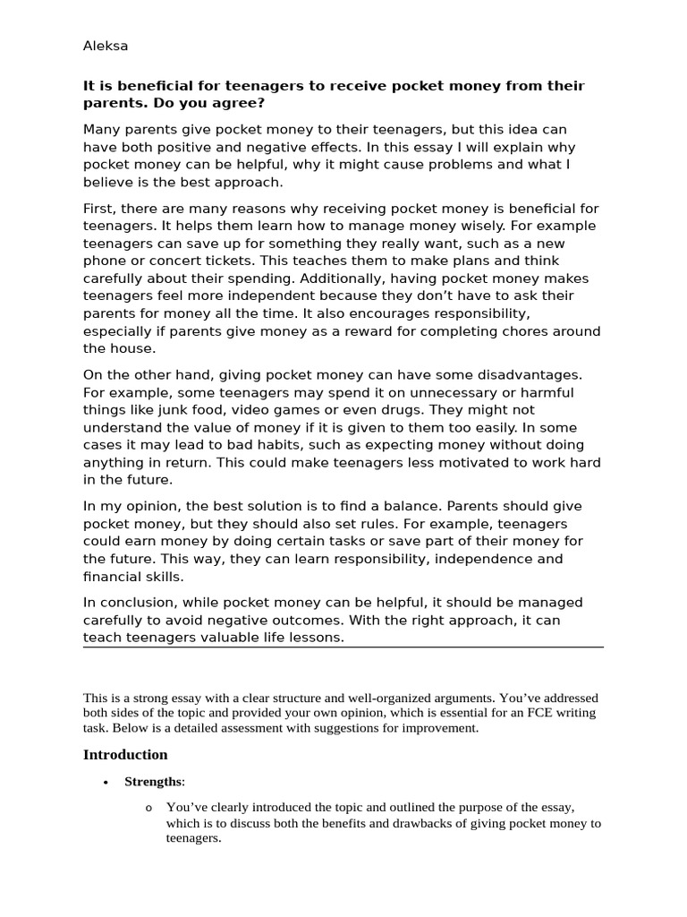 English Essay Article | PDF | Adolescence | Essays