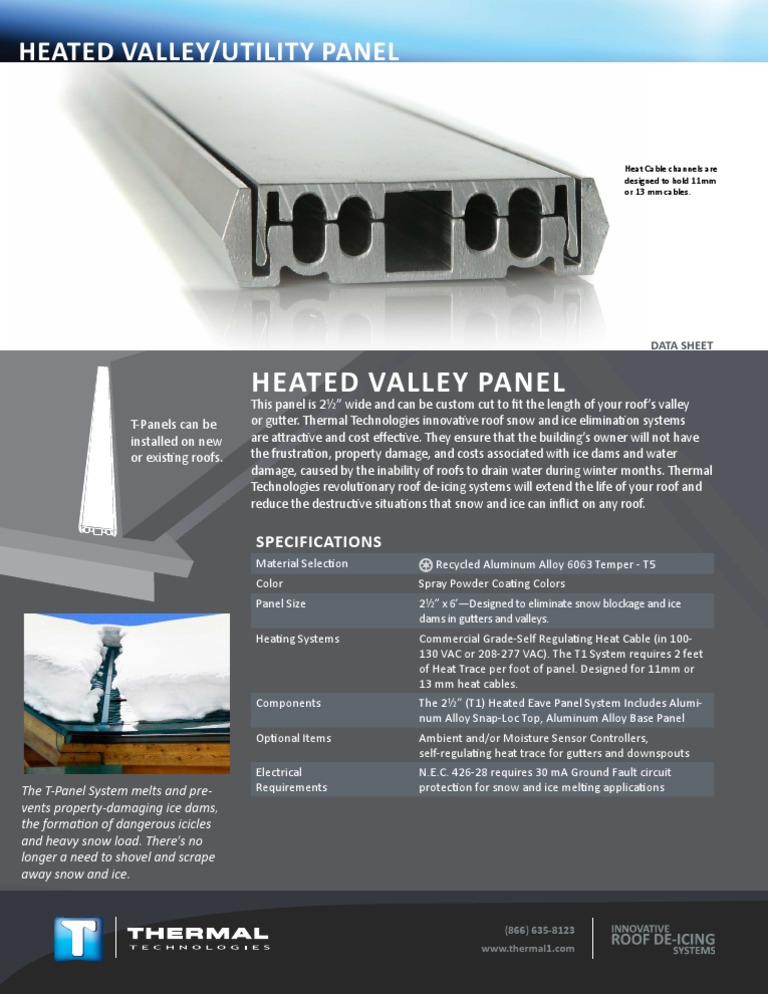 Valley Panel Datasheet | PDF