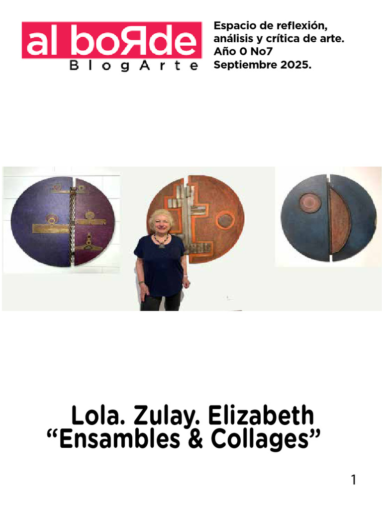 Al BoRde 6 Lola. Zulay. Elizabeth | PDF | Arte abstracto | Collage