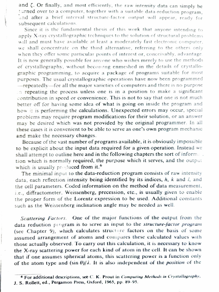 Atomic Scattering and Structure Factor - Stout & Jensen | PDF | Complex ...