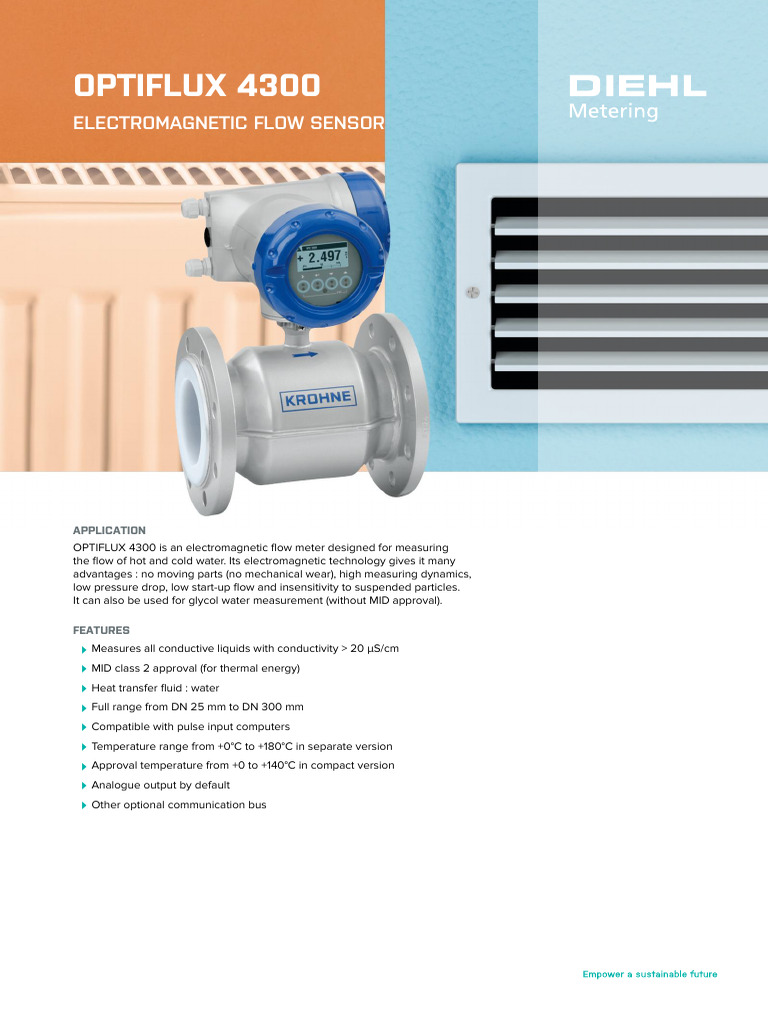 OPTIFLUX-4300-3 | PDF | Coolant | Temperature