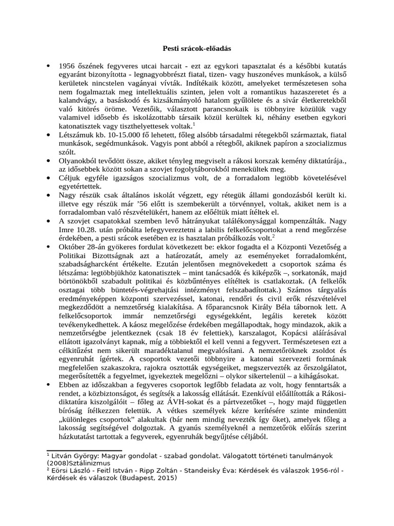 Pesti Srã¡cok | PDF