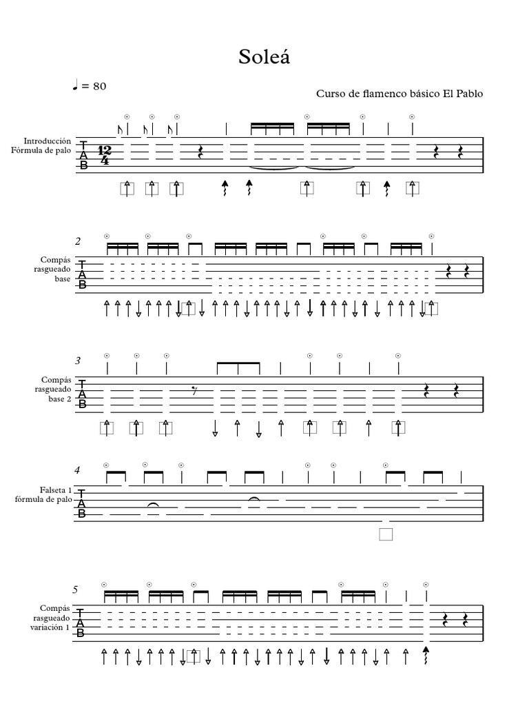 Solea | PDF | Musica Folk española | Estilos de música españoles