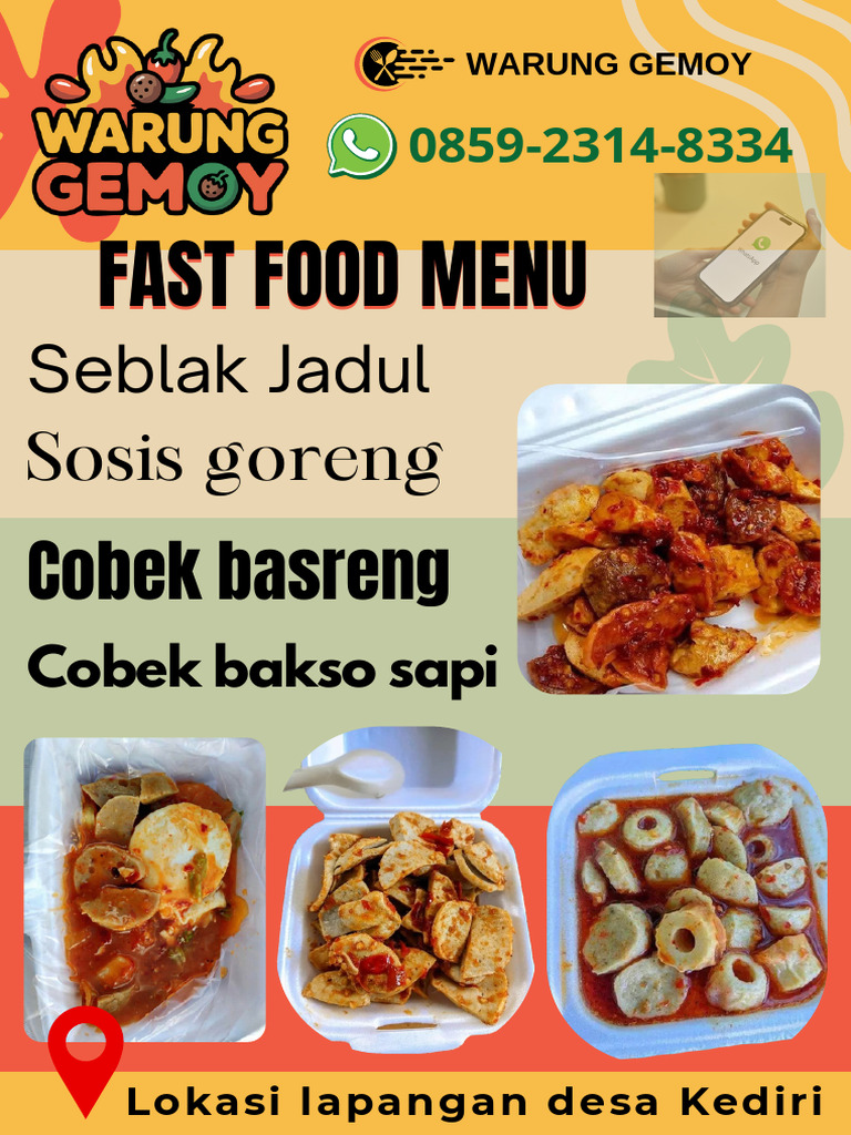 Warung Gemoy A4 Poster | PDF