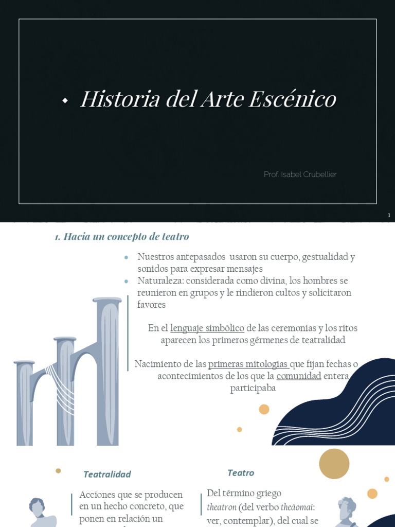 5.historia Del Arte Escénico | PDF | Teatro | Actor