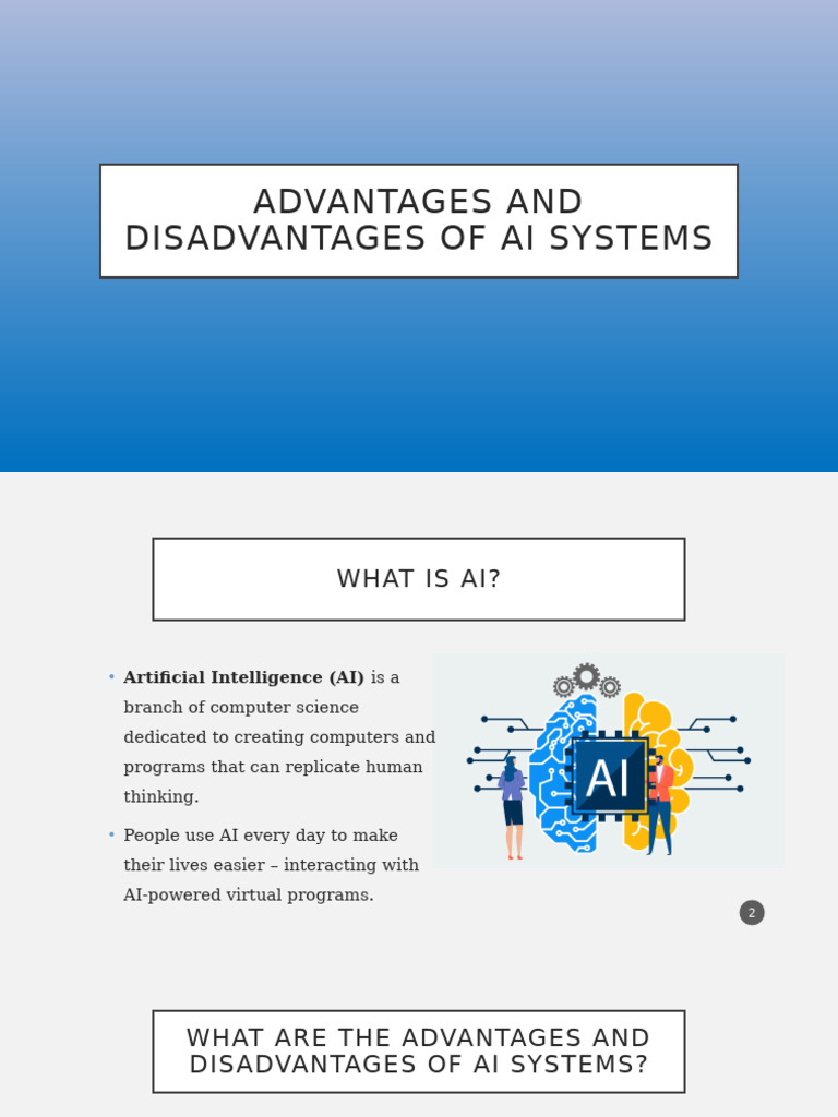 AI Systems: Pros and Cons Overview | PDF | Artificial Intelligence ...