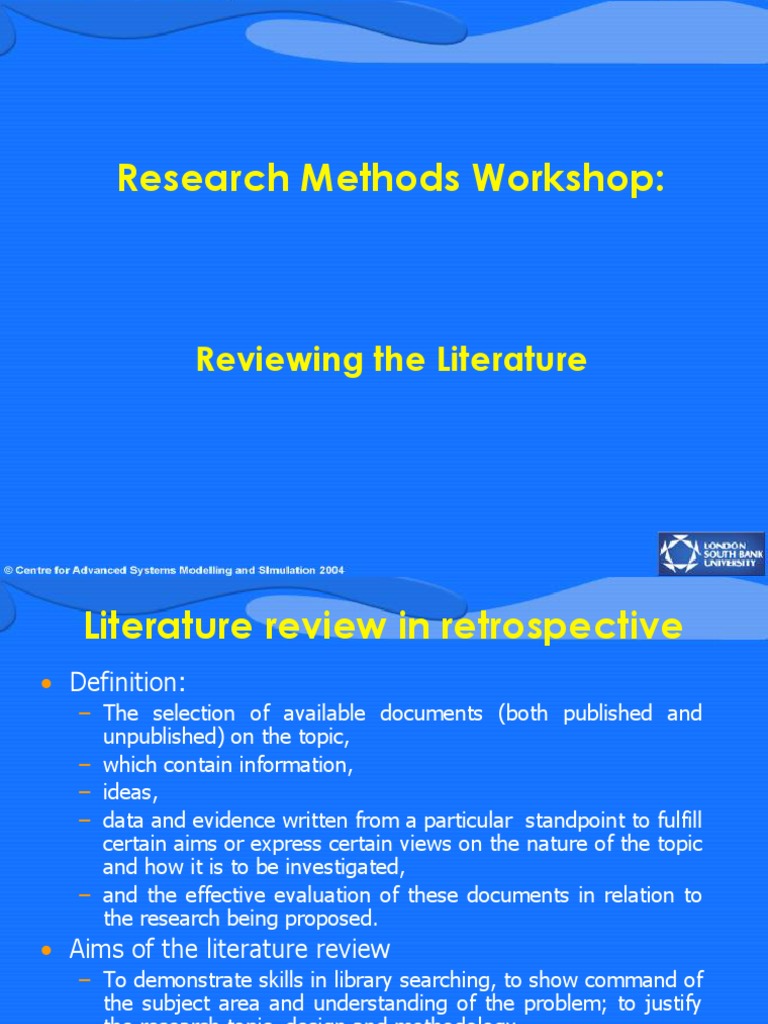 Reviewing The Literature | PDF | Literature Review | Academic Discipline Interactions