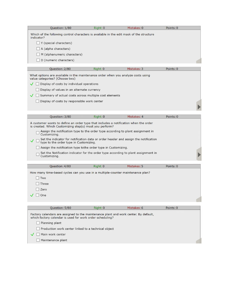 QCM Correction PM - EAM | PDF