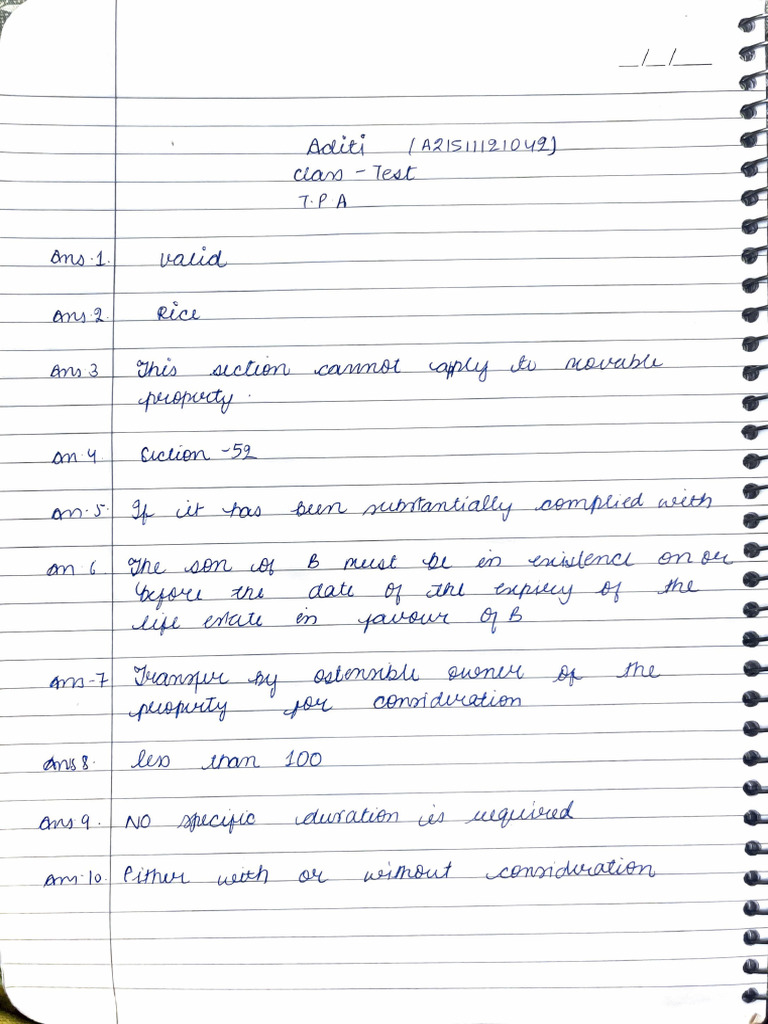 Tpa Test | PDF
