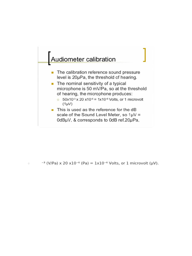 Audiometer Calibration Procedures | PDF | Headphones | Decibel
