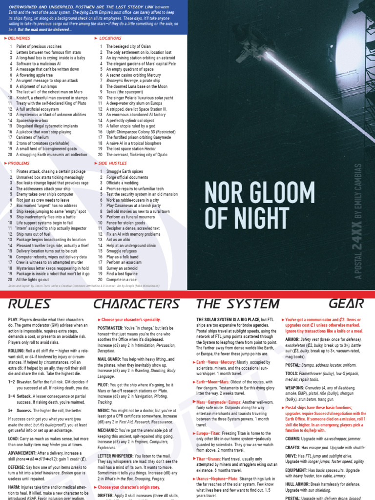 Interstellar Postal Adventures Guide | PDF | Planets | Nature