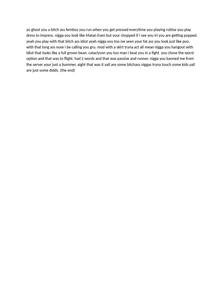 Cataclysnn Server Diss Only Some of The People Tho | PDF