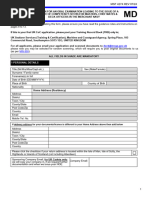 MSF 4201 COC Revalidation Application | PDF | Freight Transport ...