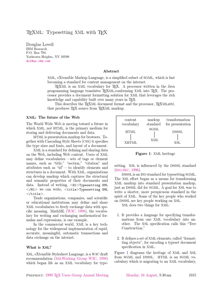 Typesetting With LaTeX | PDF | Markup Language | Xml