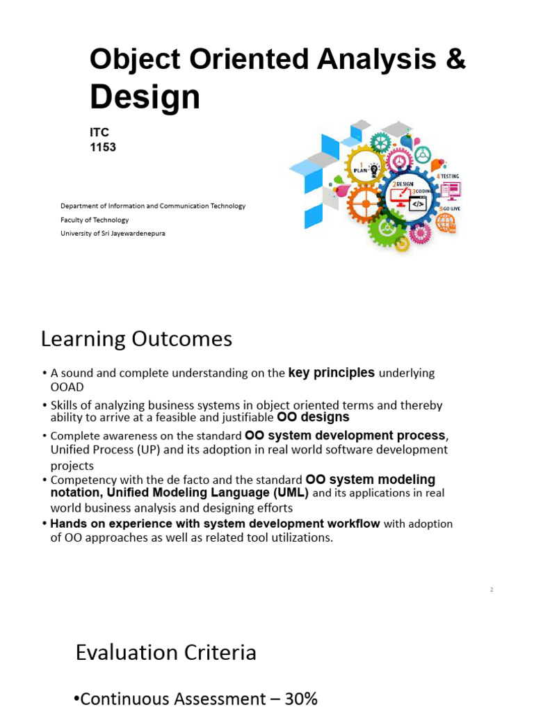 Introduction To OOAD | PDF | Software Development Process | Agile ...