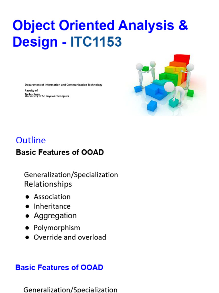 Features of OOAD | PDF | Inheritance (Object Oriented Programming) | Class (Computer Programming)
