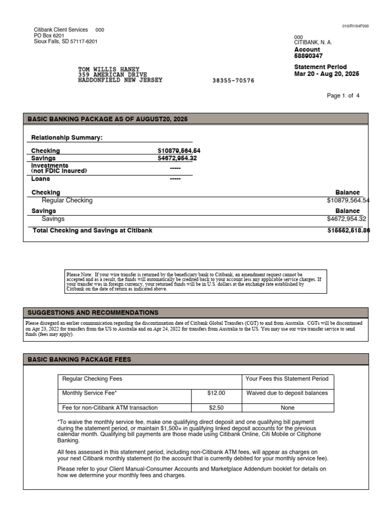 Unwatermark_tom Bank Statement | PDF | Debit Card | Banks