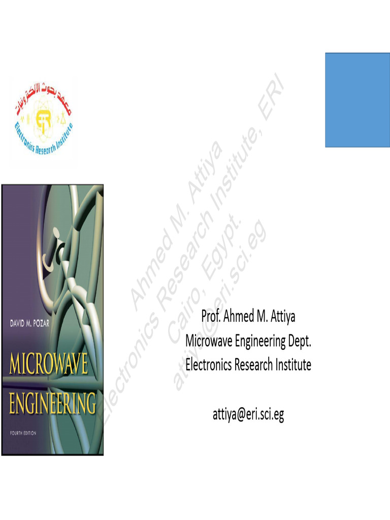 MTT Mod 1 | PDF | Electrical Network | Electrical Impedance