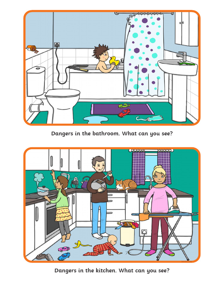 Spot The Danger - Keeping Safe at Home | PDF