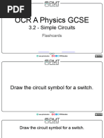 GCSE AQA Electric Circuit Symbols | PDF | Resistor | Electrical Network