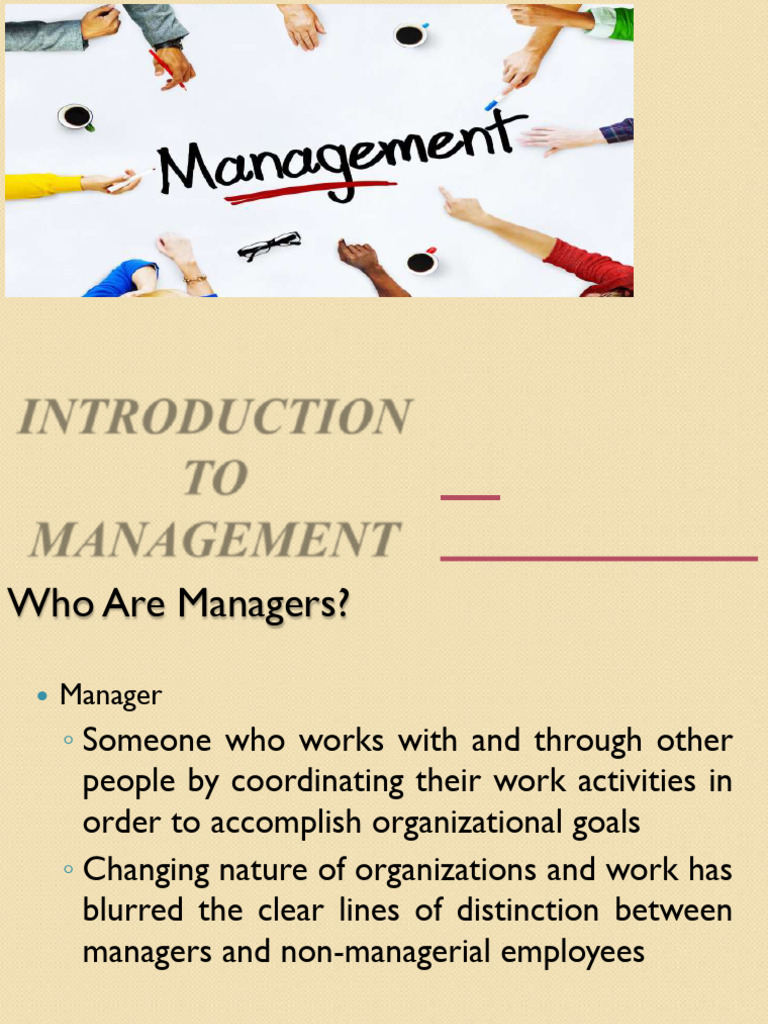 Unit1 - Introduction To Management - Civil A | PDF | Science | Business