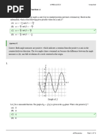 Progress Check Unit 3A MCQ Ans | PDF | Angle | Function (Mathematics)