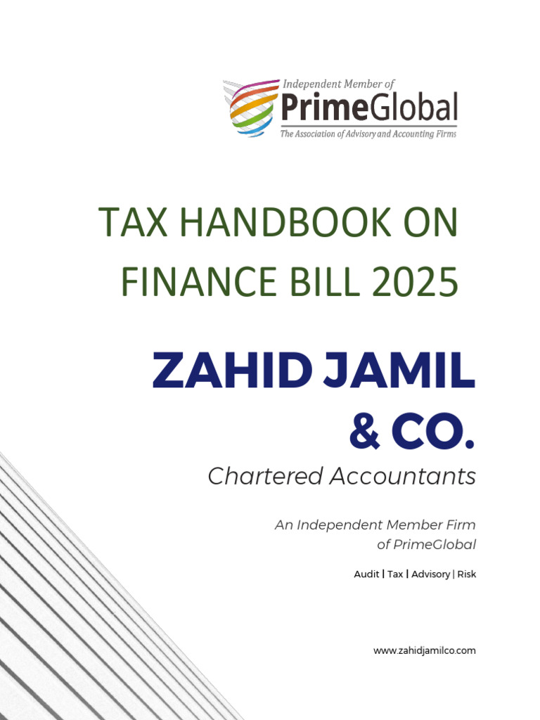 ZJC Tax Handbook On Finance Bill 2005 | PDF | Taxes | Tax Deduction