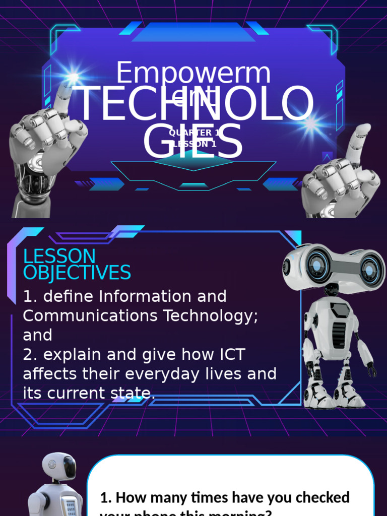 Understanding ICT and Its Impact | PDF | World Wide Web | Internet & Web